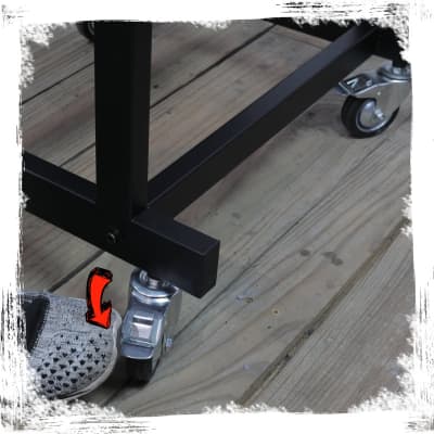 Rack Mount Cart Stand Rolling Studio Mixer Gear Pro Audio IT | Reverb