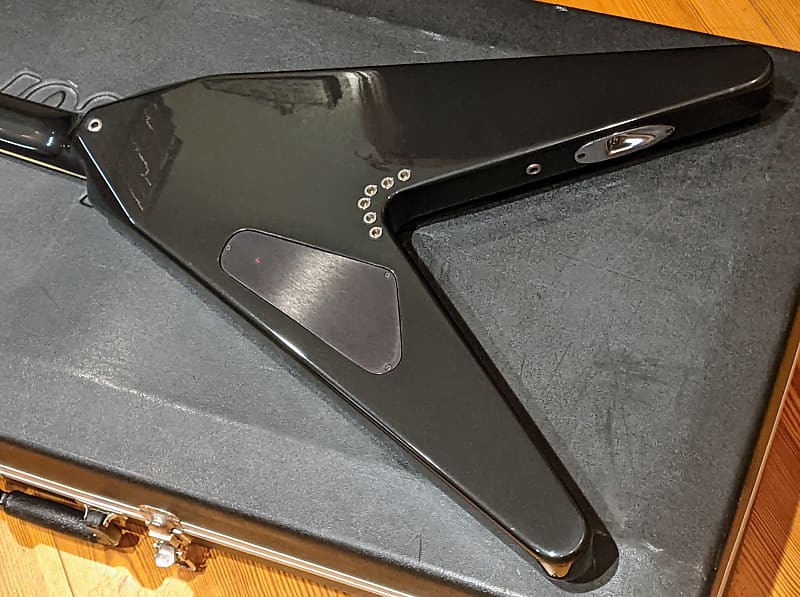 Jackson USA 2001 Y2KV Dave Mustaine Flying KV Guitar Black | Reverb