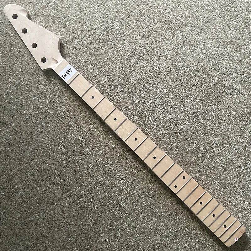 Maple Wood 4 String Bass Neck, 20 Frets Fingerboard | Reverb UK