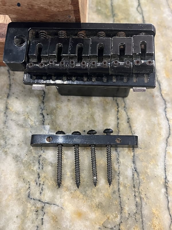 80’s Kramer ESP Flicker bridge tremolo- made in Japan Black | Reverb