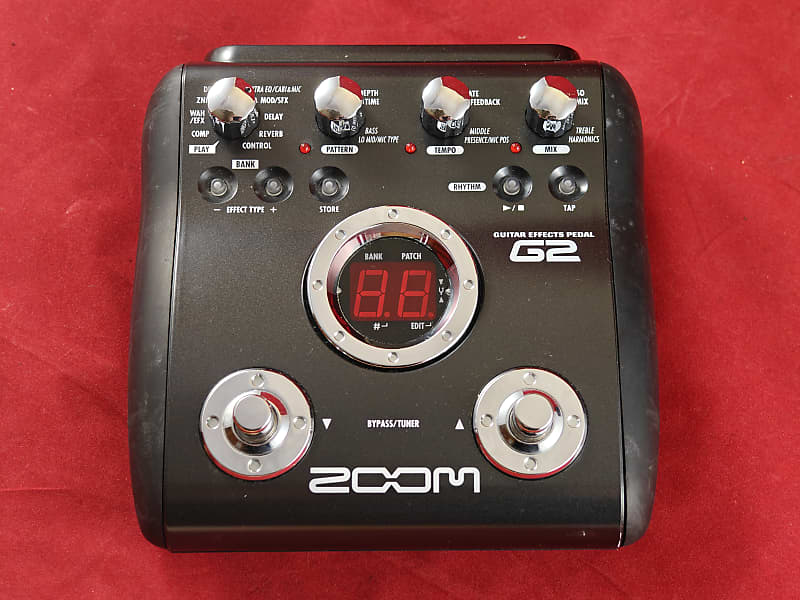Zoom G2 Electric Guitar Multi-Effects Pedal - Black | Reverb