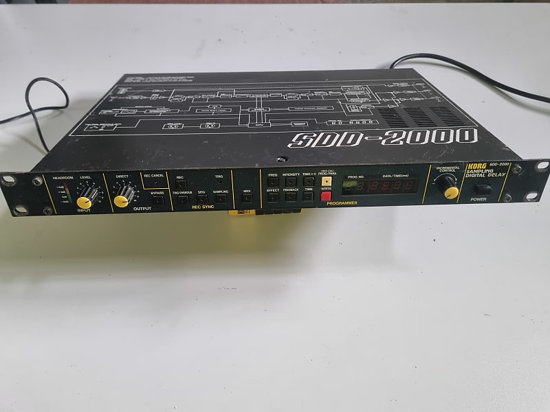 Korg SDD-2000 Digital Delay 1980s - Black | Reverb