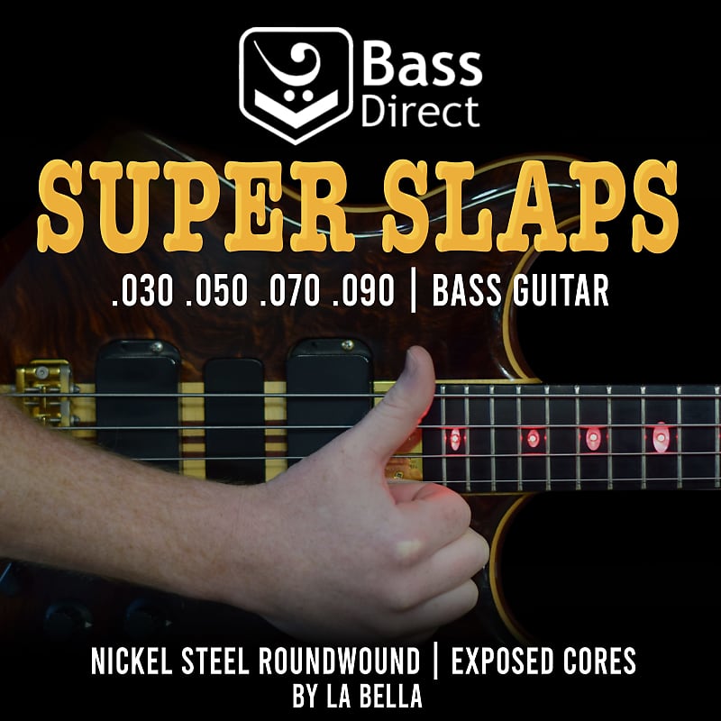 Bass Direct Super Slaps - Nickel Steel | Reverb