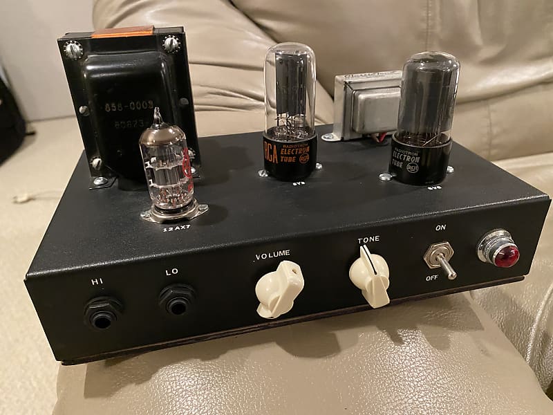 5f1 custom point to point flying lead build Tweed Champ | Reverb