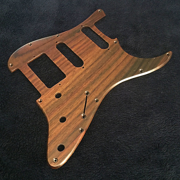 Stratocaster STRAT - WOOD PICKGUARD - Rosewood HSS - Fits | Reverb
