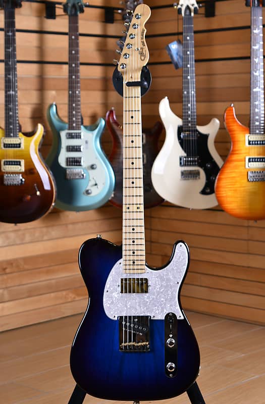 G&L Deluxe ASAT Classic Made in USA Bluesboy Maple Neck Blue | Reverb