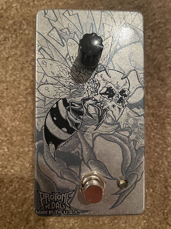 ProTone Pedals Single-knob Fuzz Silver | Reverb