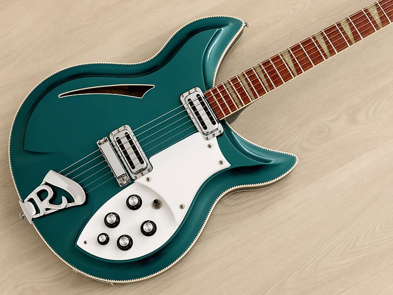 1993 Rickenbacker 381V69 Turquoise Custom Color Electric | Reverb
