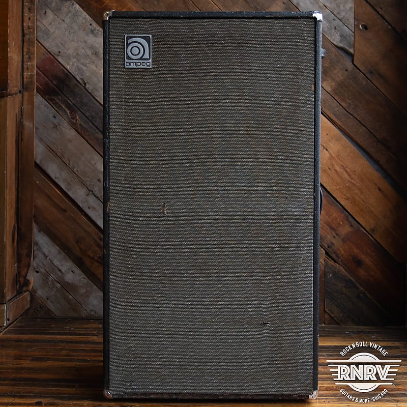 1970s Ampeg SVT 8x10 Flatback Bass Cabinet | Reverb