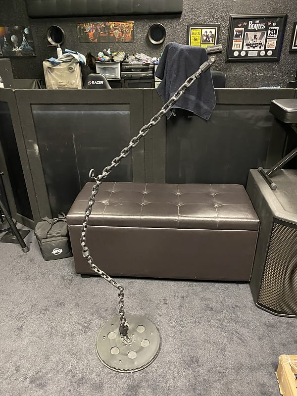 Original Hand Made Unique! Chain Link Mic Stand Mid 2010's - | Reverb