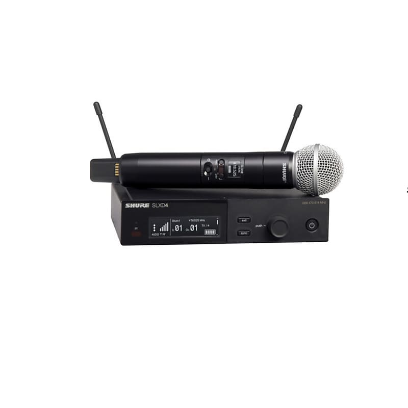 Shure SLXD24/SM58 Digital Wireless Handheld Microphone System | Reverb