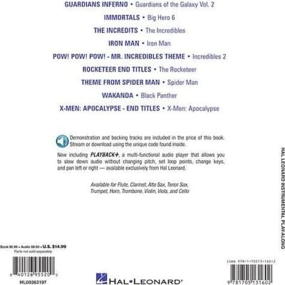 Superhero Themes Instrumental Play-Along for Alto Sax | Reverb