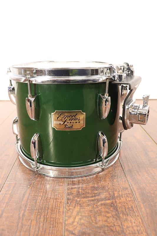Pearl 8x10 Export Series Rack Tom Drum Green | Reverb