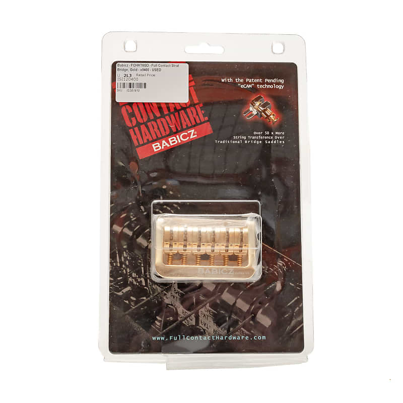 Babicz - FCHHT6GD - Full Contact Strat Bridge, Gold - x0400 - | Reverb