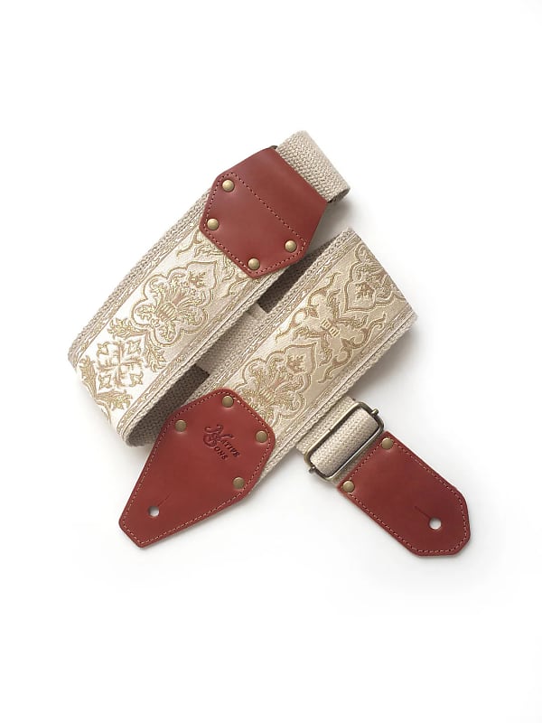 Native Sons Guitar Straps Imperial in White | Reverb