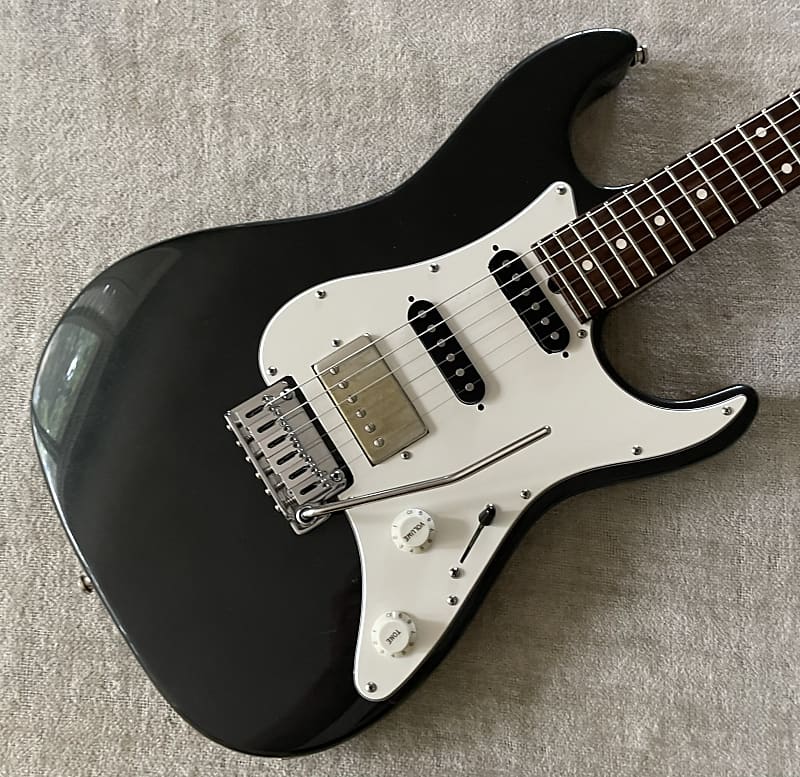 Rasmus S100 HSS Strat Style by SUHR Black Metallic Finish | Reverb