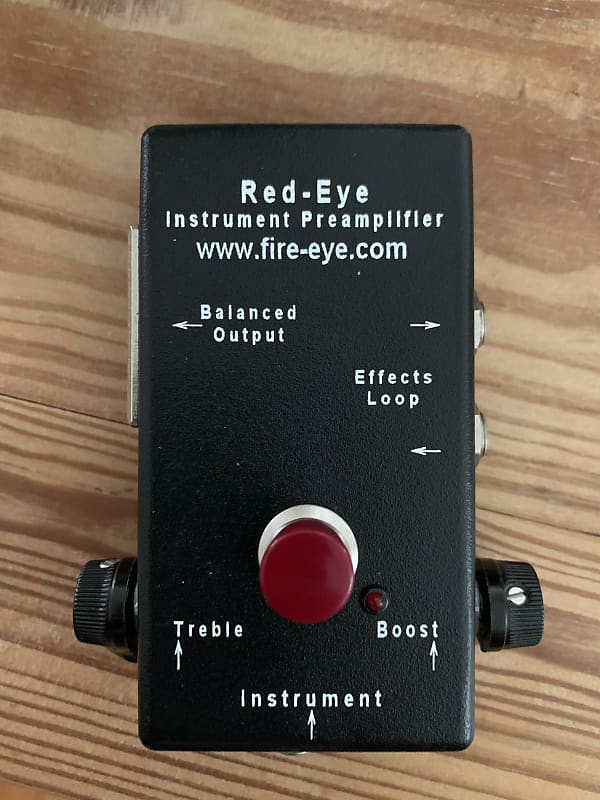 Fire Eye Development Red-Eye Instrument Preamplifier Pedal | Reverb