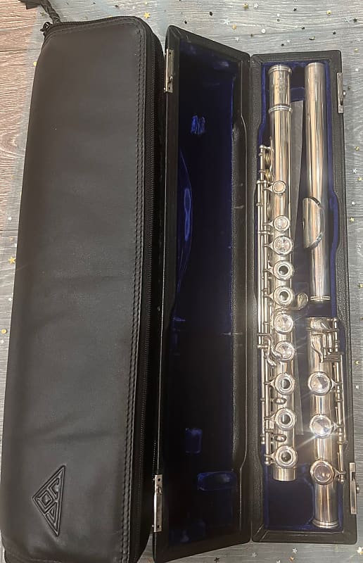 Powell Vintage Heavy Wall Commercial Flute 1980 - Silver | Reverb