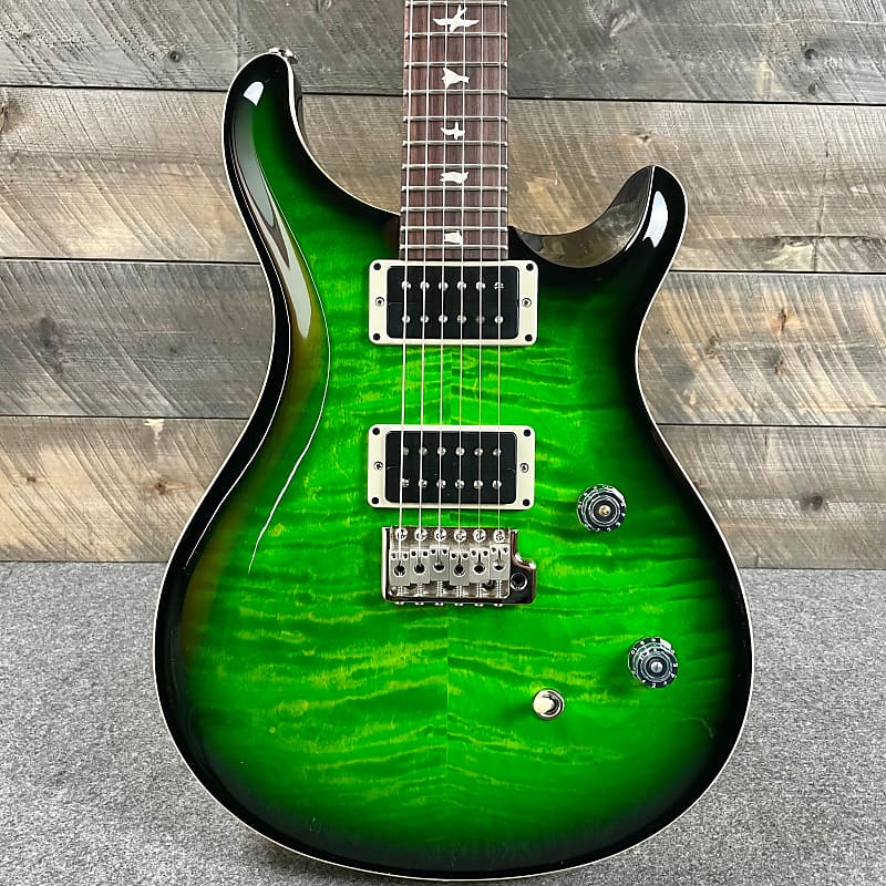 Used PRS CE 24 Custom Color - Eriza Verde Smokeburst 323921 - | Reverb