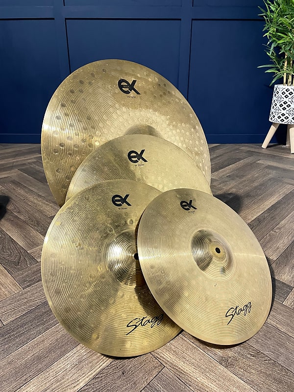 Stagg EX Drum Cymbal Set x4 / Cymbal Pack #KY42 | Reverb UK