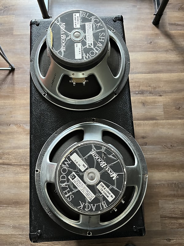 2 Mesa Black Shadow mc90 Celestion speakers | Reverb