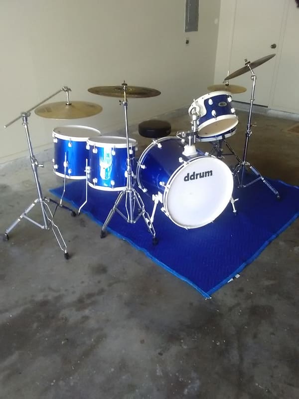 DDRUM Diablo 5 piece complete set Blue / White | Reverb