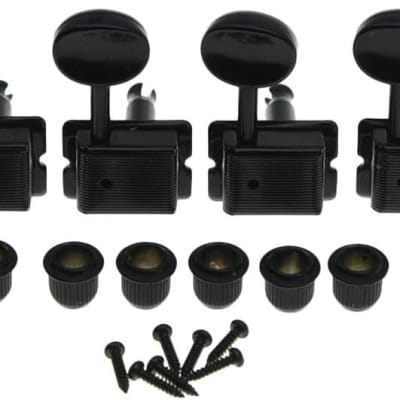Black Split Shaft Vintage Guitar Tuning Keys Pegs Guitar | Reverb