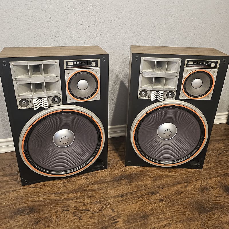 1970s Sansui SP-X9 (PAIR) Loudspeaker System - 5Way 7Driver | Reverb