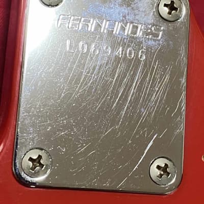 Fernandes FST-40 The Function 1990's Red Electric Guitar | Reverb