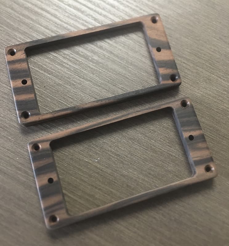 Guilford Macassar Ebony Pickup Ring Set - fits PRS SE | Reverb