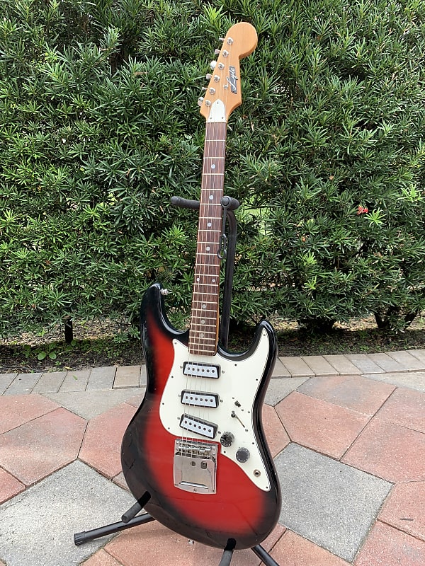 Lyle Offset Strat Model Rare 1960s Sunburst | Reverb