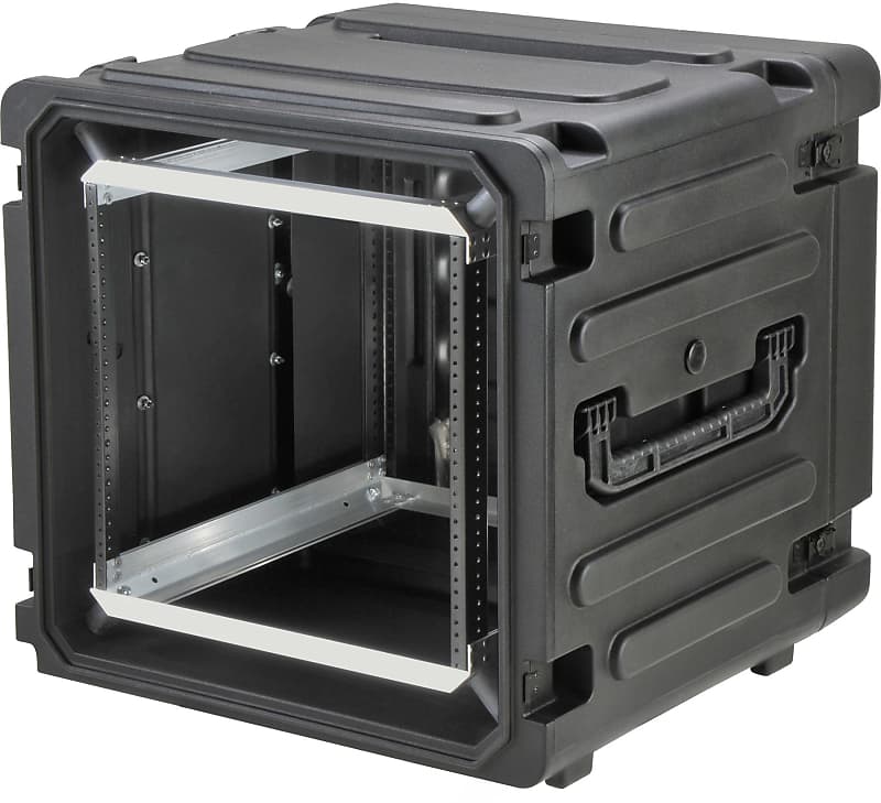 SKB 3SKB-R12U20W Roto-Molded Shockmount Rolling 12U Rack Case | Reverb