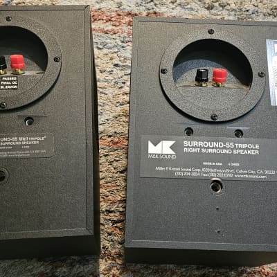 M&k sound surround speakers 55 mkll tripole - Black | Reverb