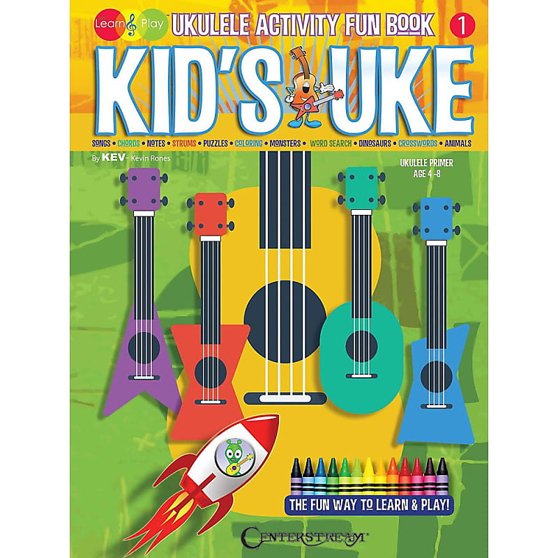 Centerstream Publishing Kid's Uke - Ukulele Activity Fun Book | Reverb