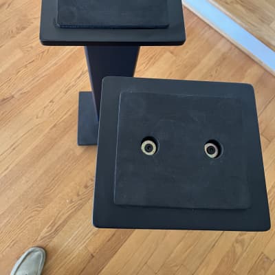 DR Pro SMS1BK Wood Studio Monitor Stand (Pair) 36" Black | Reverb