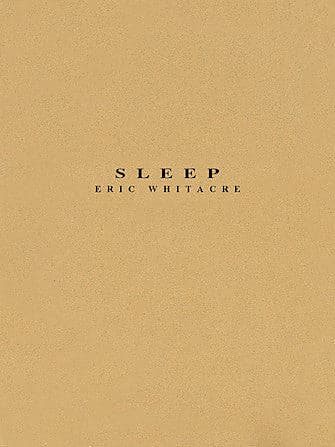 Sleep Eric Whitacre Concert Band Score | Reverb