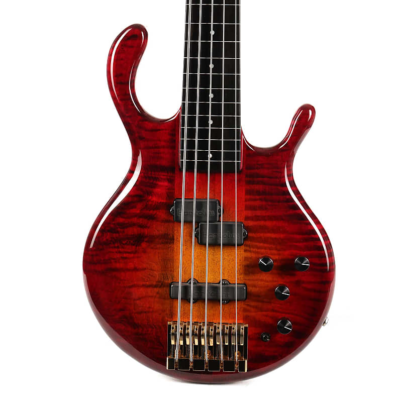 Pedulla Pentabuzz 5-String Fretless Buzz Bass Cherry | Reverb UK