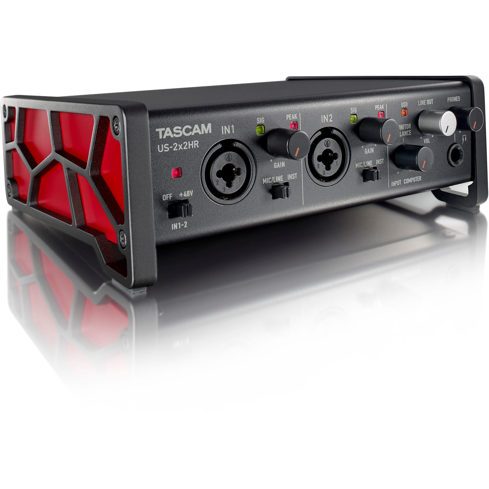 TASCAM US-2x2HR High Resolution USB Audio Interface | Reverb