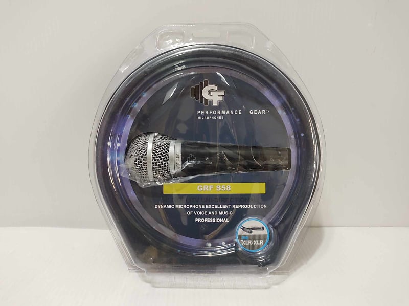 GROOVE FACTORY S58 Dynamic Microphone 2022 - Black | Reverb