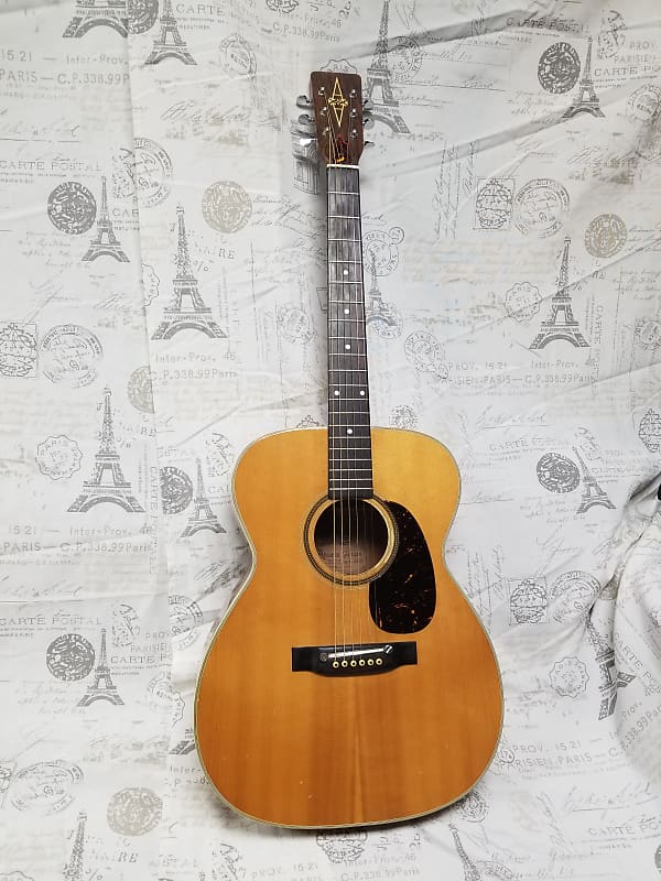 Alvarez 5014 '75 Natural OM Brazilian Rosewood Fingerboard, | Reverb