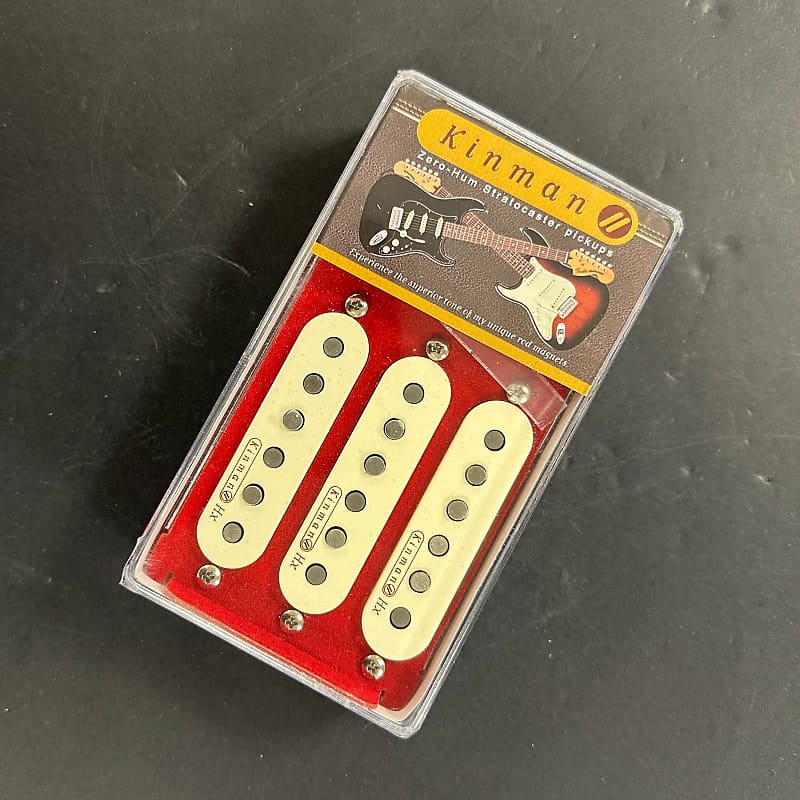 Used Kinman Artist Series Gilmour Strat Set White TSS5153 | Reverb