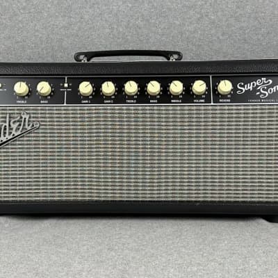 Fender '75 Black Face point-to-point hand wired amp head | Reverb