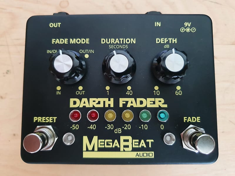 Mega Beat Audio Darth Fader Fade In/out Pedal | Reverb