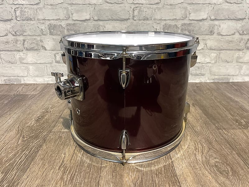 Rack Tom Drum 13”x10” / Red / Drum Kit Accessory #FL25 | Reverb