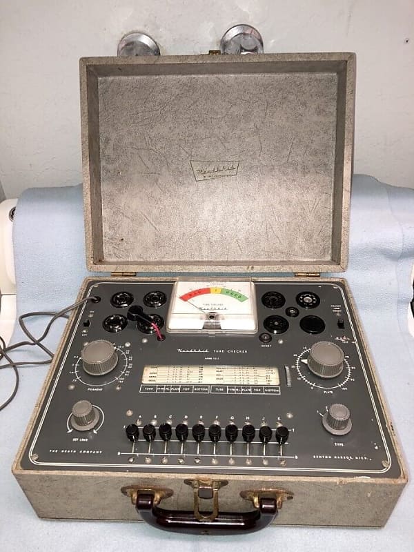 Heathkit TC-2 Tube Tester - Tested and Working with Manual | Reverb