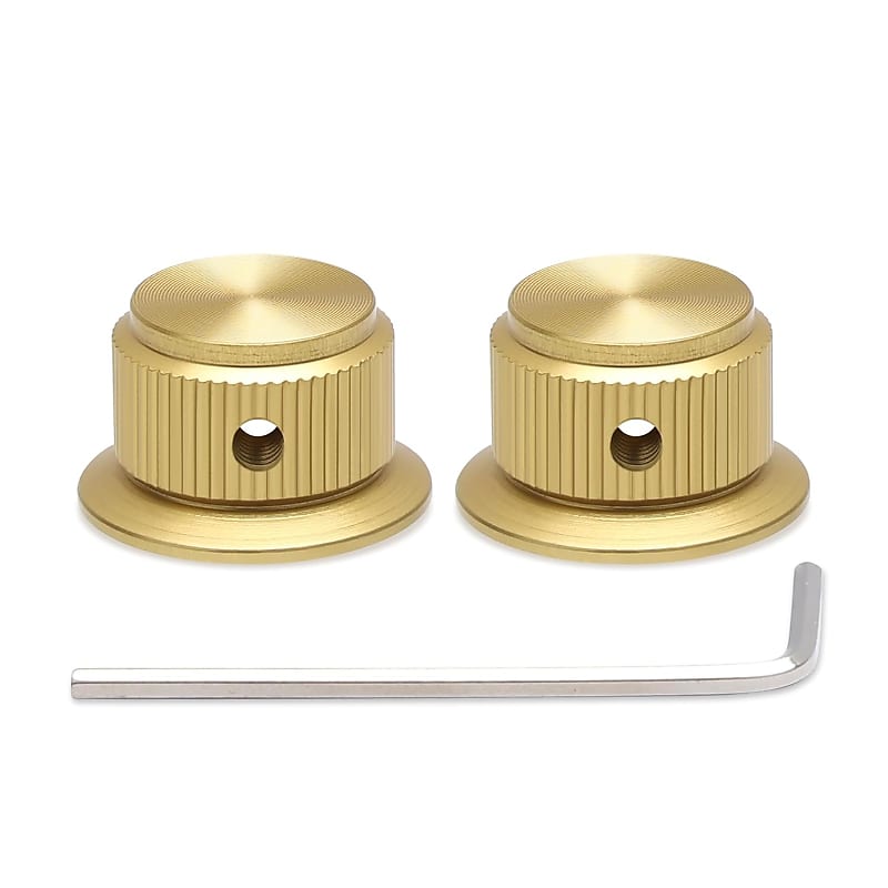 2/4 PCS Screw Style Aluminium Potentiometer Knobs 1/4" | Reverb