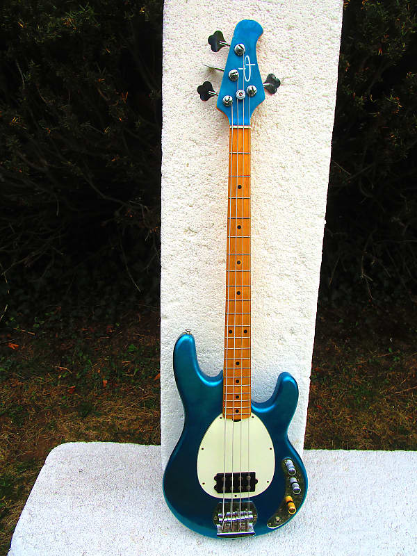 OLP Stingray Style Bass Guitar, 2000, Head Stock By Erine | Reverb