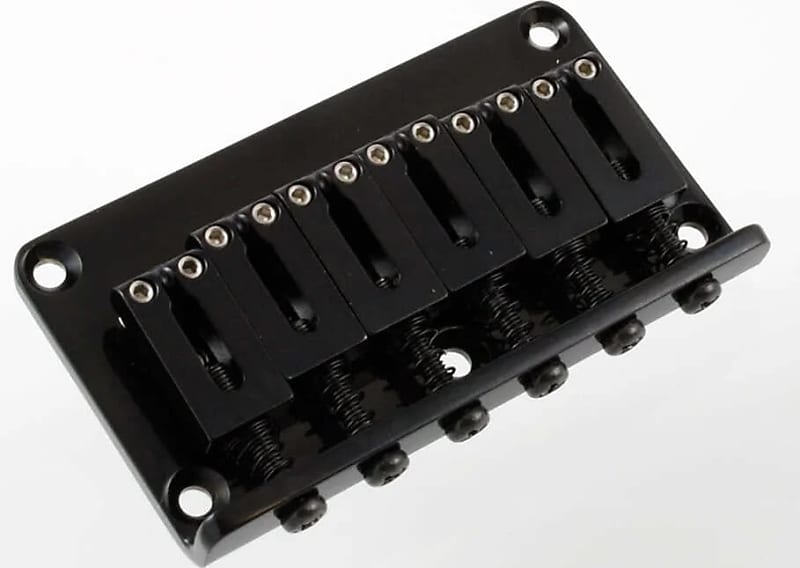 SB-5115 Gotoh Non-Tremolo Bridge with Steel SaddlesBlack | Reverb