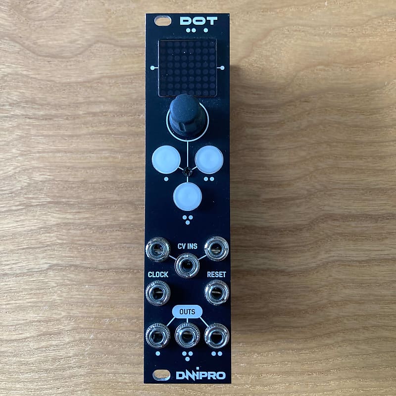 Dnipro Modular DOT 3 Channel Trigger Sequencer - Black Panel | Reverb