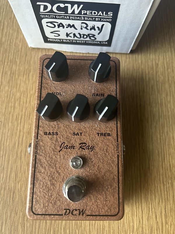 DCW Pedals Jam Jan Ray 5 Knob Vemuram Clone My Loss Is OUR | Reverb